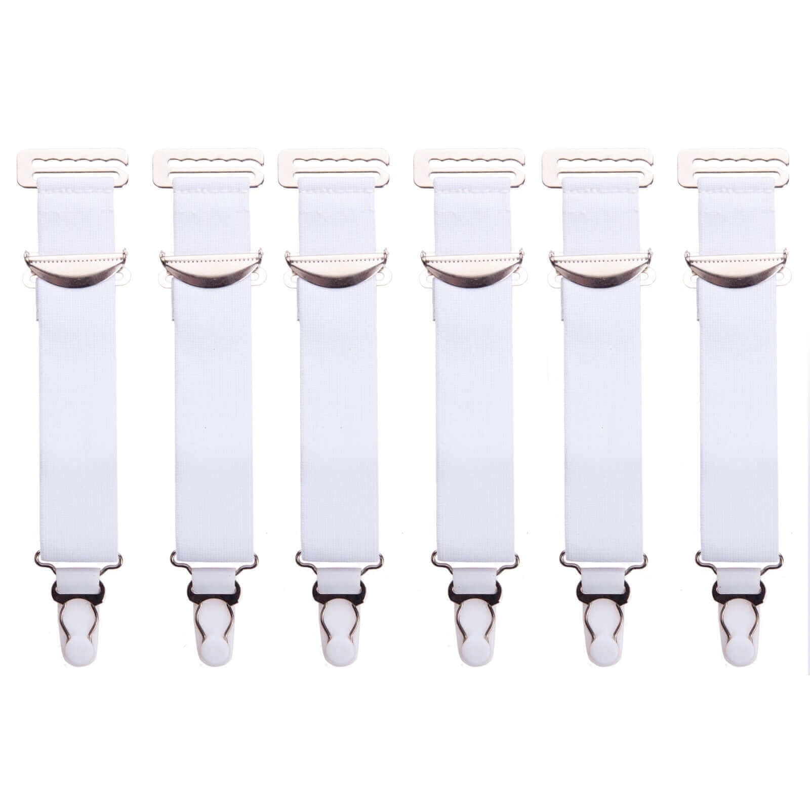 White Garter Straps Set of 6 – True Corset USA